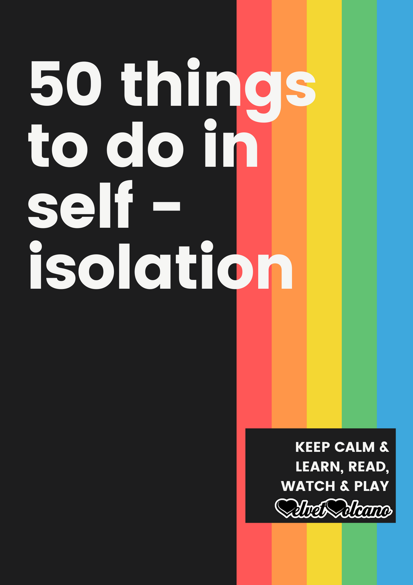 50 things to do in isolation - Ways to spend your time in self ...
